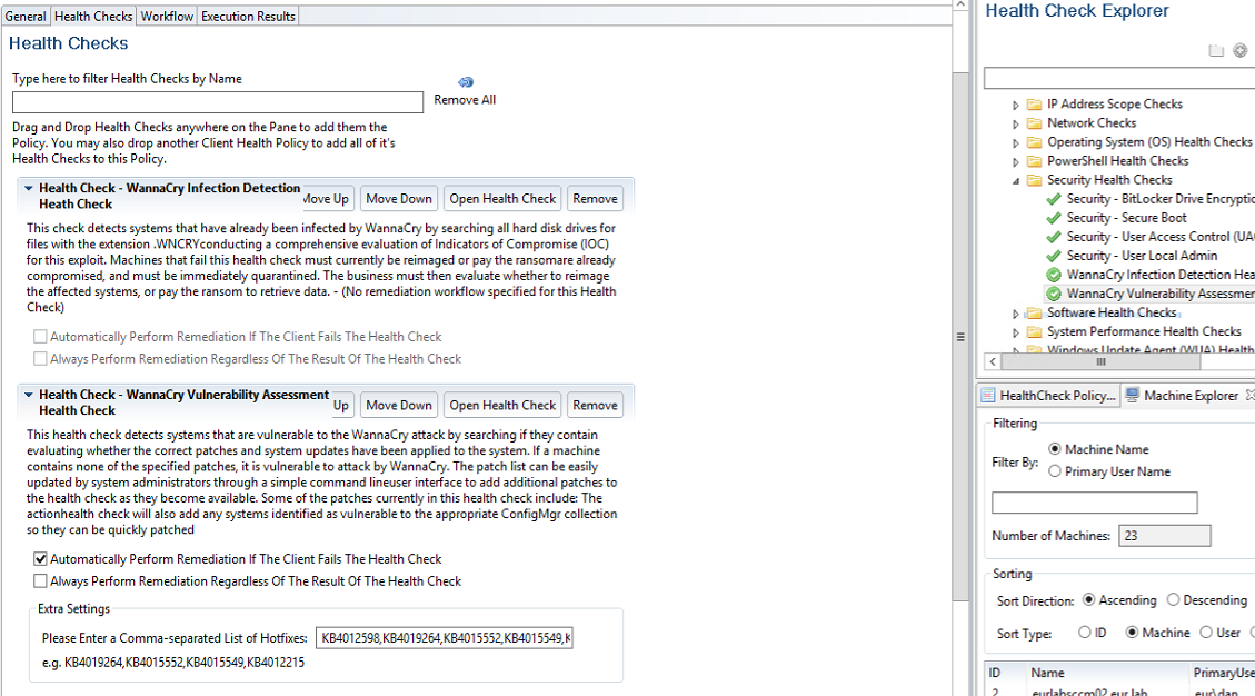 Client Health - WannaCry Health Checks & Instructions – Adaptiva ...