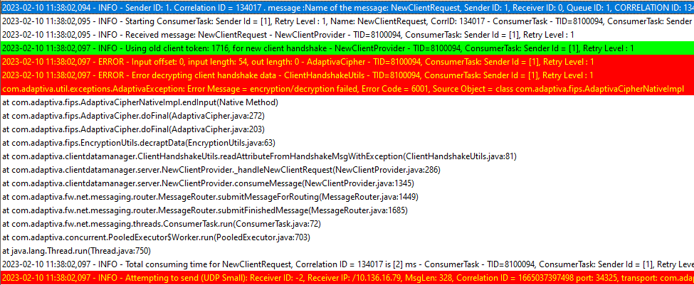 Client Cannot Register With Server Server Returned Error Invalid