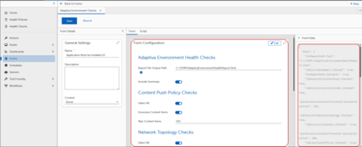 Migrate Health Check Forms to the New Format – Adaptiva Support Portal