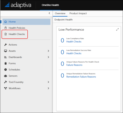 Migrate Health Check Forms to the New Format – Adaptiva Support Portal